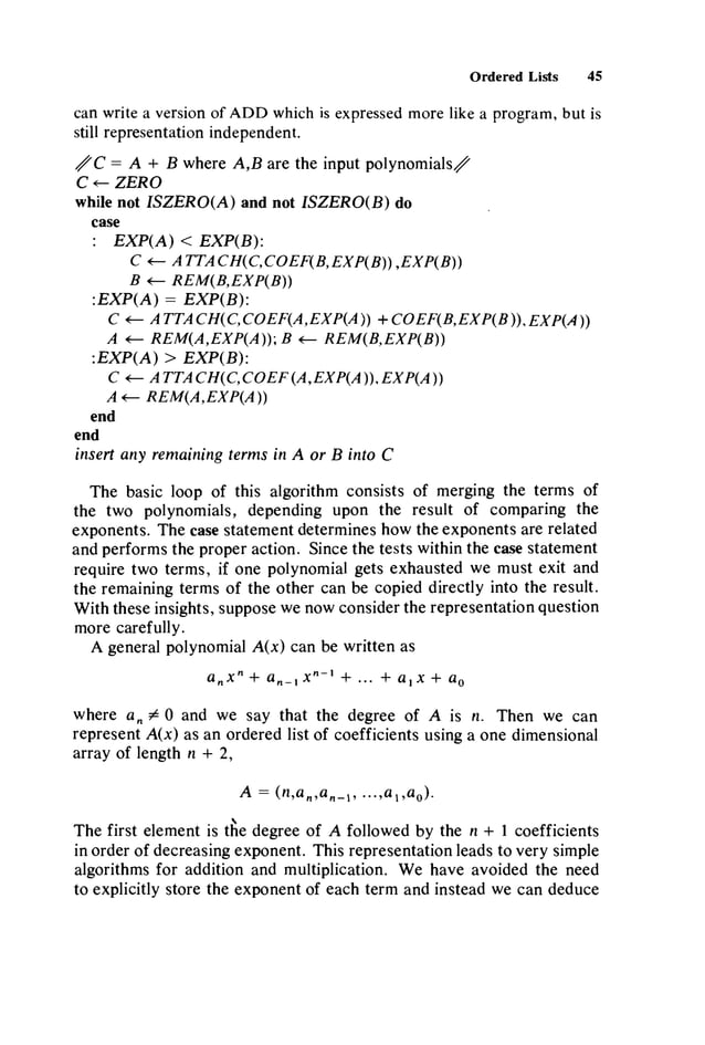 Fundamentals of Data Structure (1982) by Ellis Horowitz and Sartaj ...