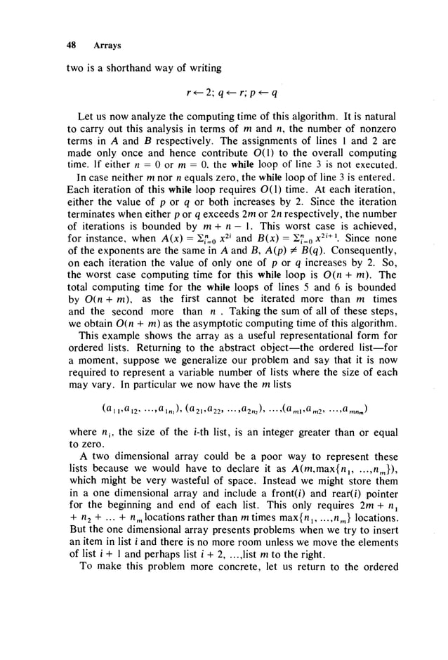 Fundamentals of Data Structure (1982) by Ellis Horowitz and Sartaj ...