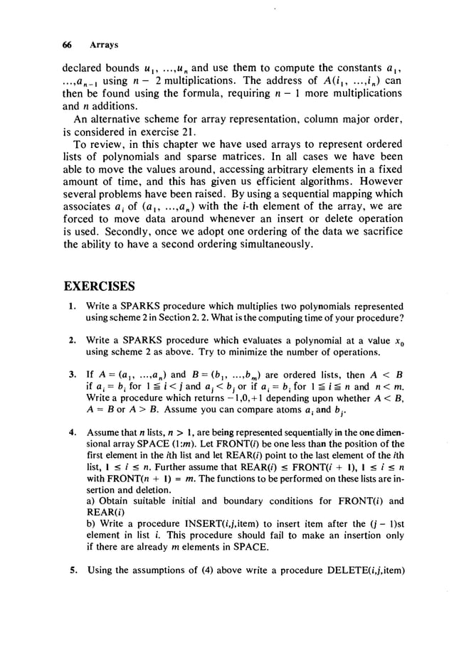 Fundamentals of Data Structure (1982) by Ellis Horowitz and Sartaj ...