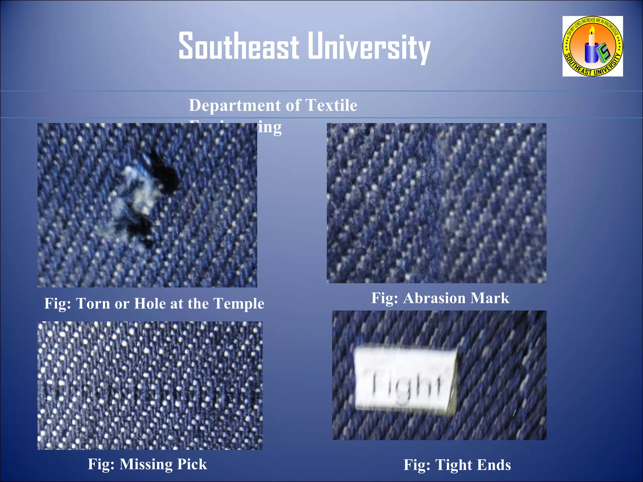 Fundamentals of denim & faults in rope dyeing | PPT