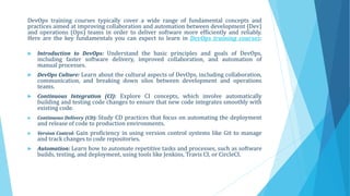 Fundamentals of Devops Training Courses | PPTX