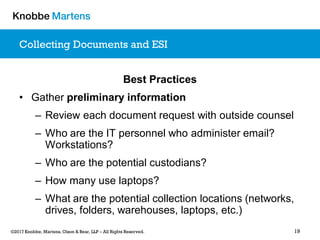 Fundamentals of Document and ESI Discovery | PPT