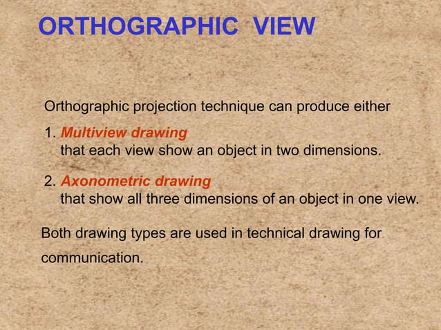 fundamentals of drawing and isometric and orthographic projection ...