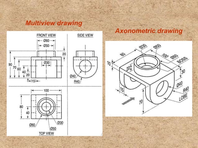 fundamentals of drawing and isometric and orthographic projection ...