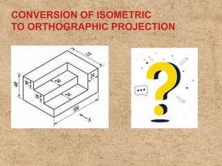fundamentals of drawing and isometric and orthographic projection | PPTX