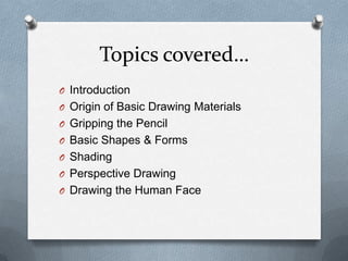 Fundamentals of Drawing | PPTX