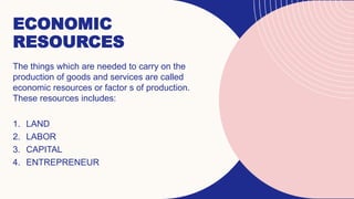 fundamentals of economics, scarcity, suppy and demand | PPT