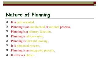 Fundamentals Of Effective Planning | PPT