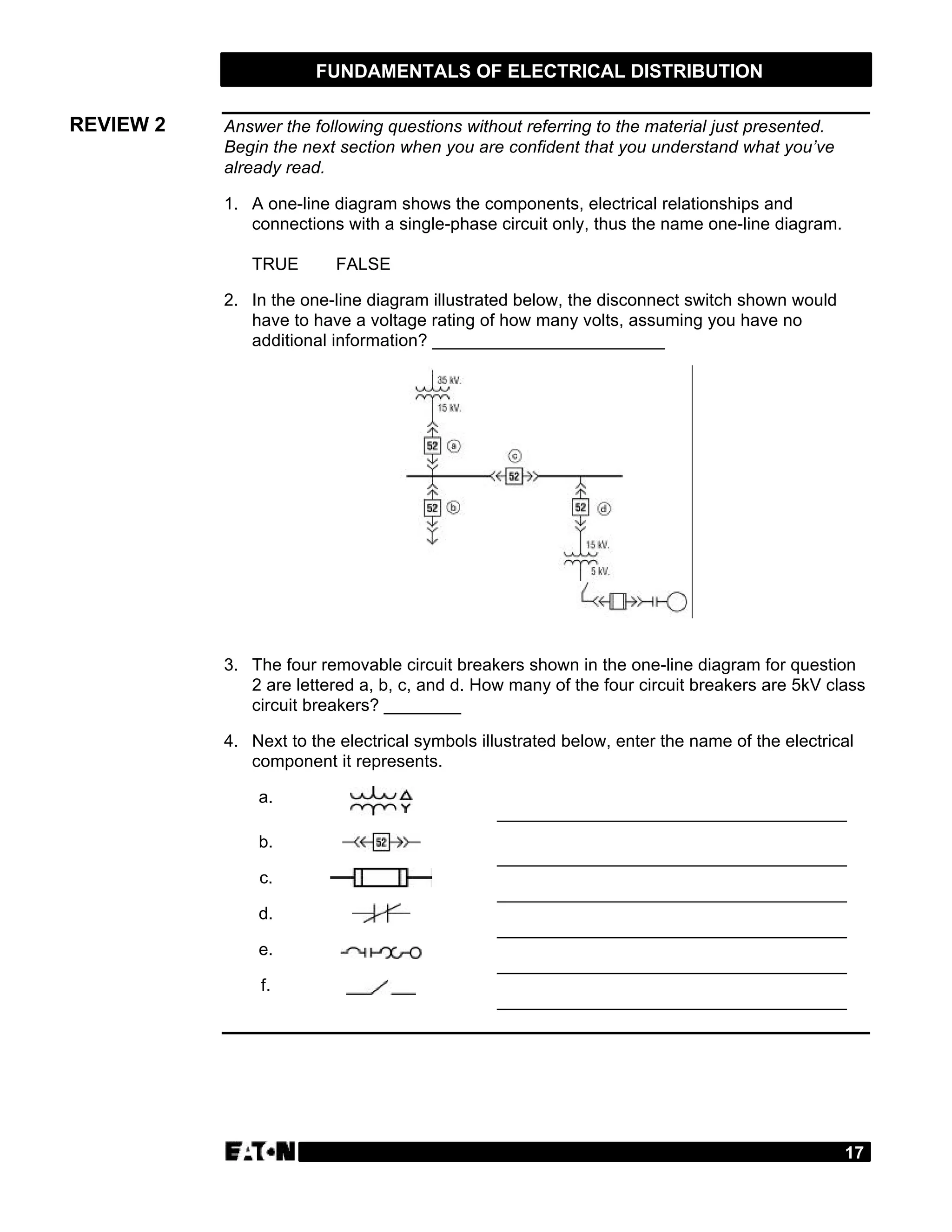 Fundamentals of electrical distribution | PDF