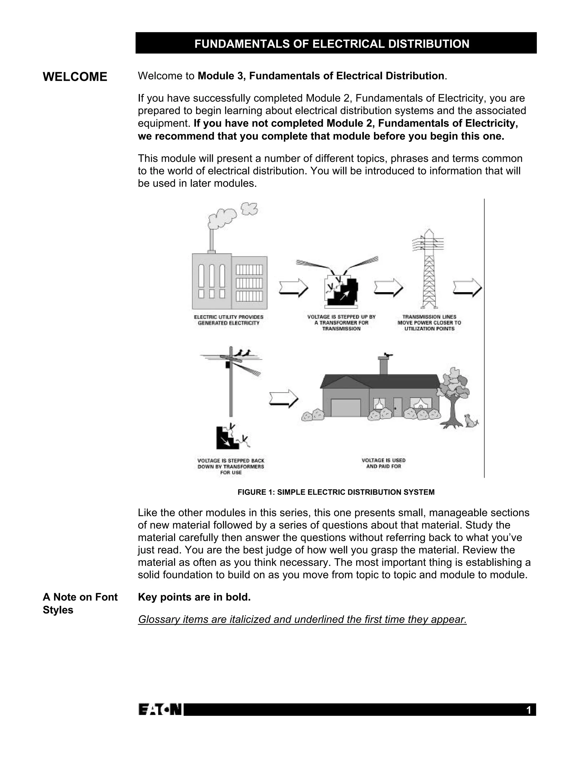 Fundamentals of electrical distribution | PDF