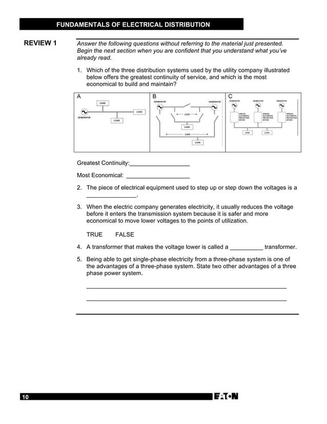 Fundamentals of electrical distribution | PDF