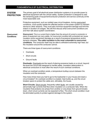 Fundamentals of electrical distribution | PDF