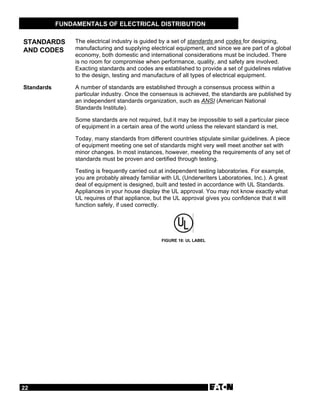 Fundamentals of electrical distribution | PDF