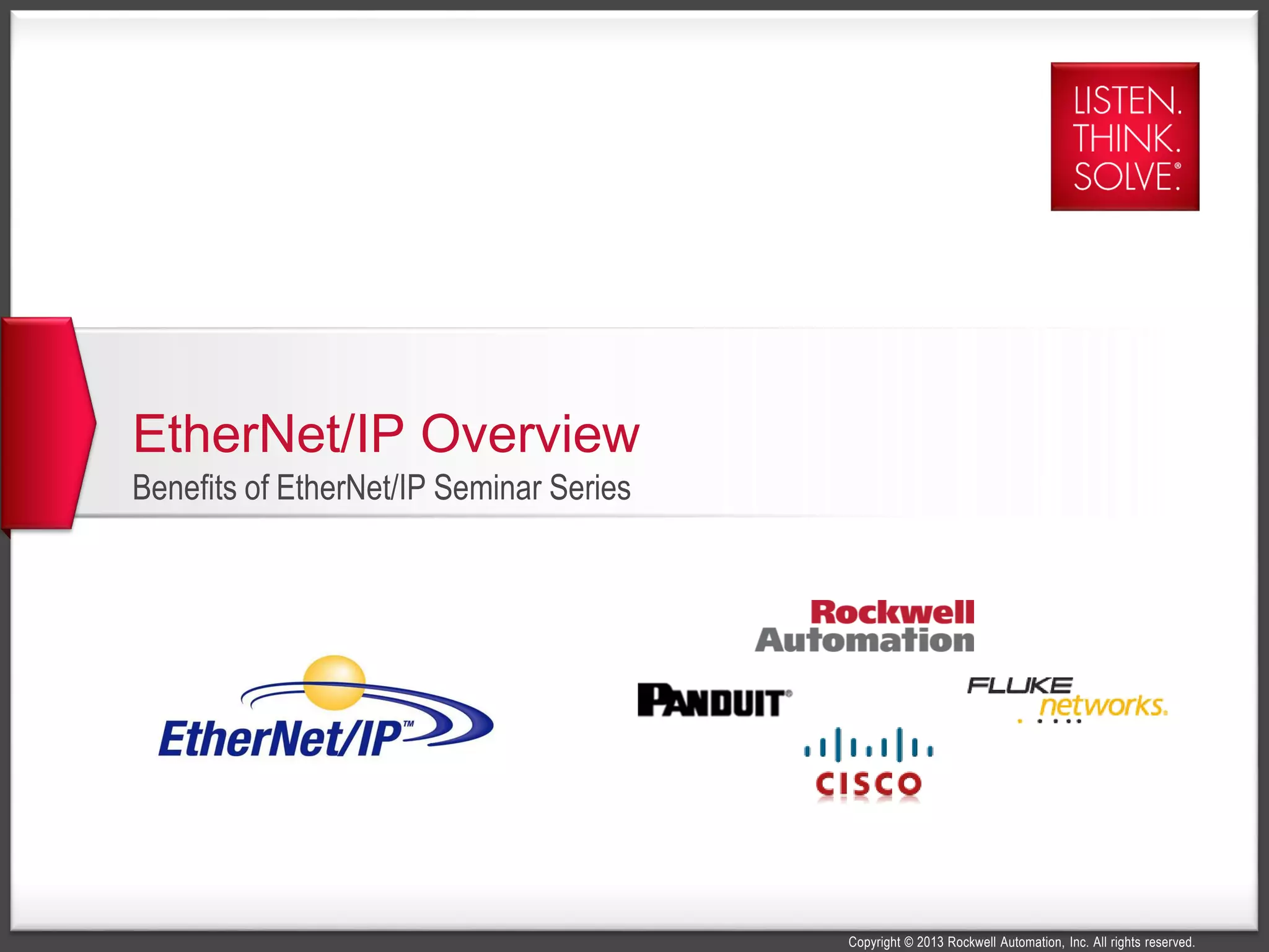 Fundamentals of ethernet ip osi and cip | PDF | Internet | Computing