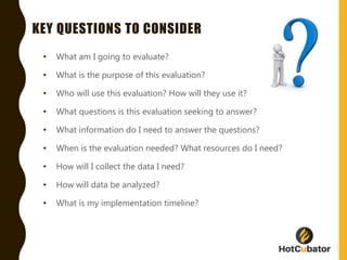 Fundamentals of Program Evaluation | PPT