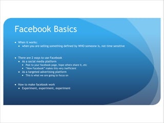 Fundamentals of Facebook Advertising | PPT