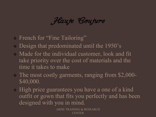 Fundamentals of fashion | PPSX