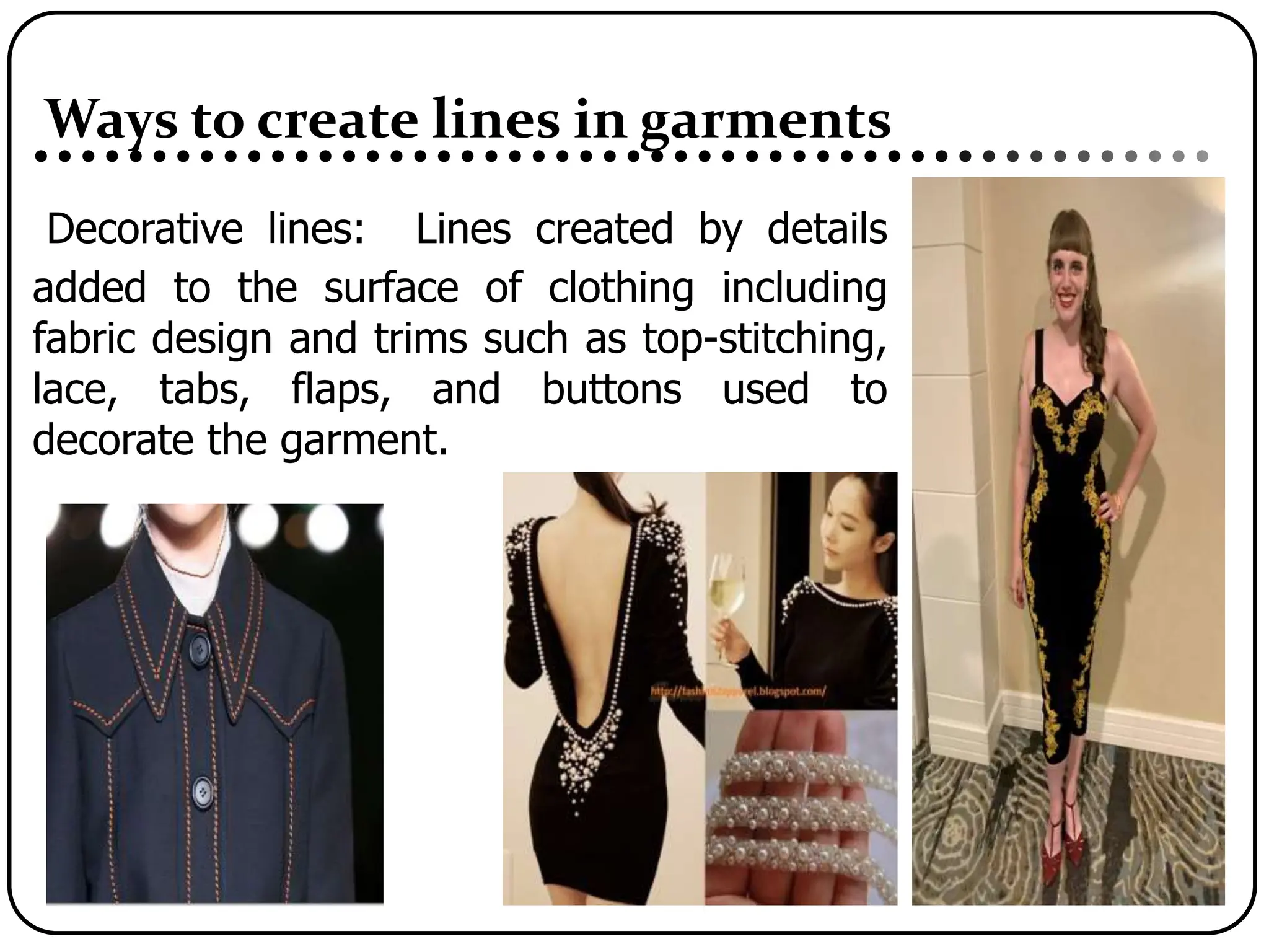 Fundamentals of fashion design such as element and principles of design ...