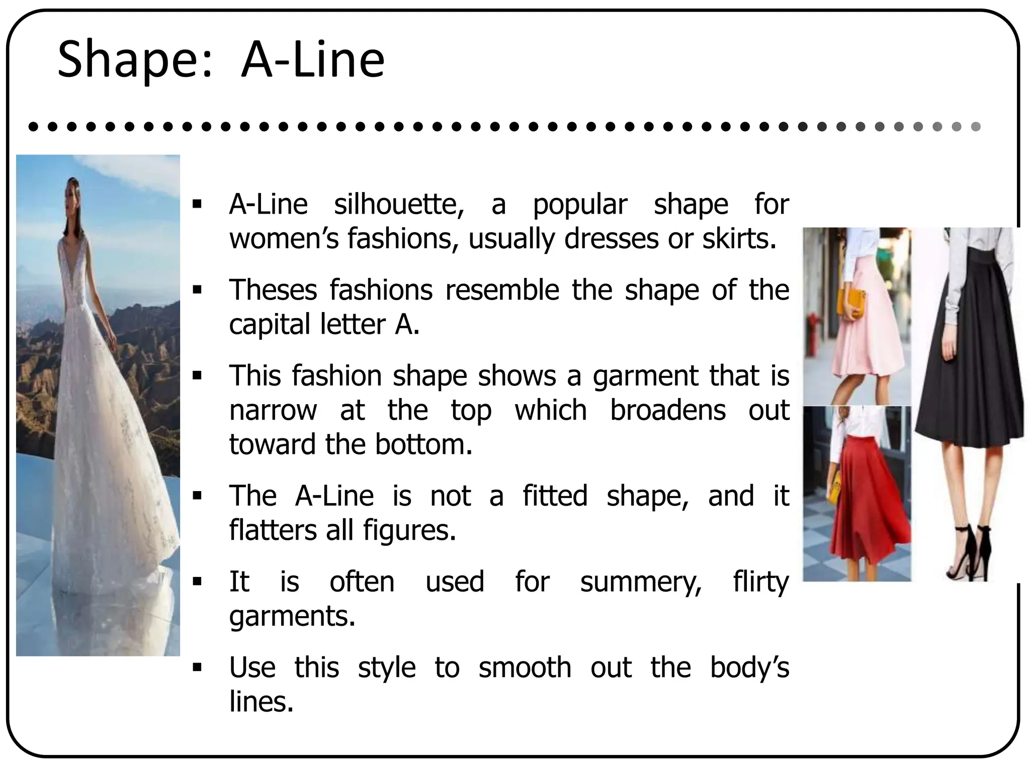 Fundamentals of fashion design such as element and principles of design ...