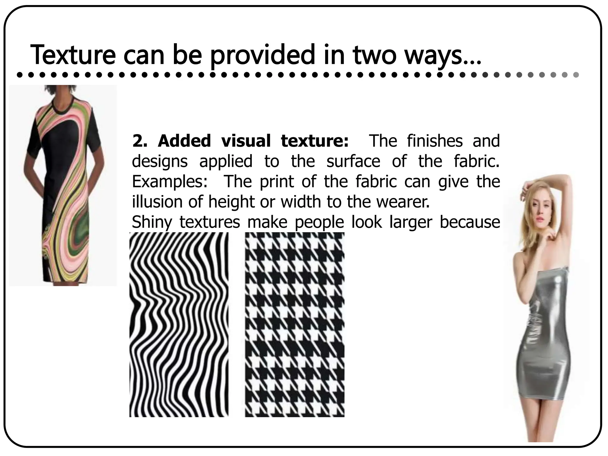 Fundamentals of fashion design such as element and principles of design ...