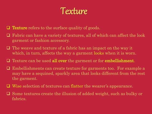 Fundamentals of fashion design such as element and principles of design ...