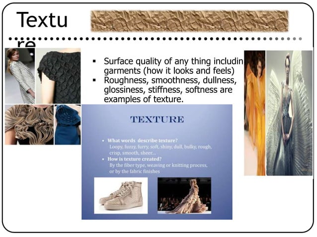 Fundamentals of fashion design such as element and principles of design ...