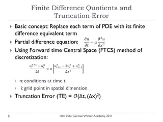 Fundamentals of Finite Difference Methods | PDF