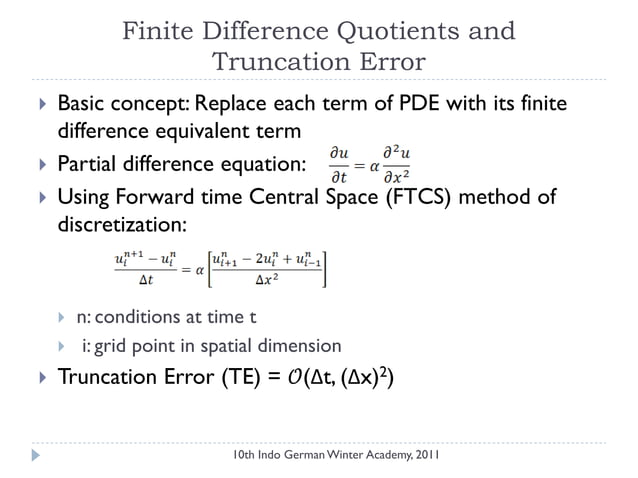 Fundamentals of Finite Difference Methods | PDF | Physics | Science