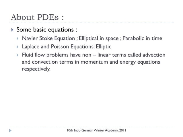 Fundamentals Of Finite Difference Methods Ppt