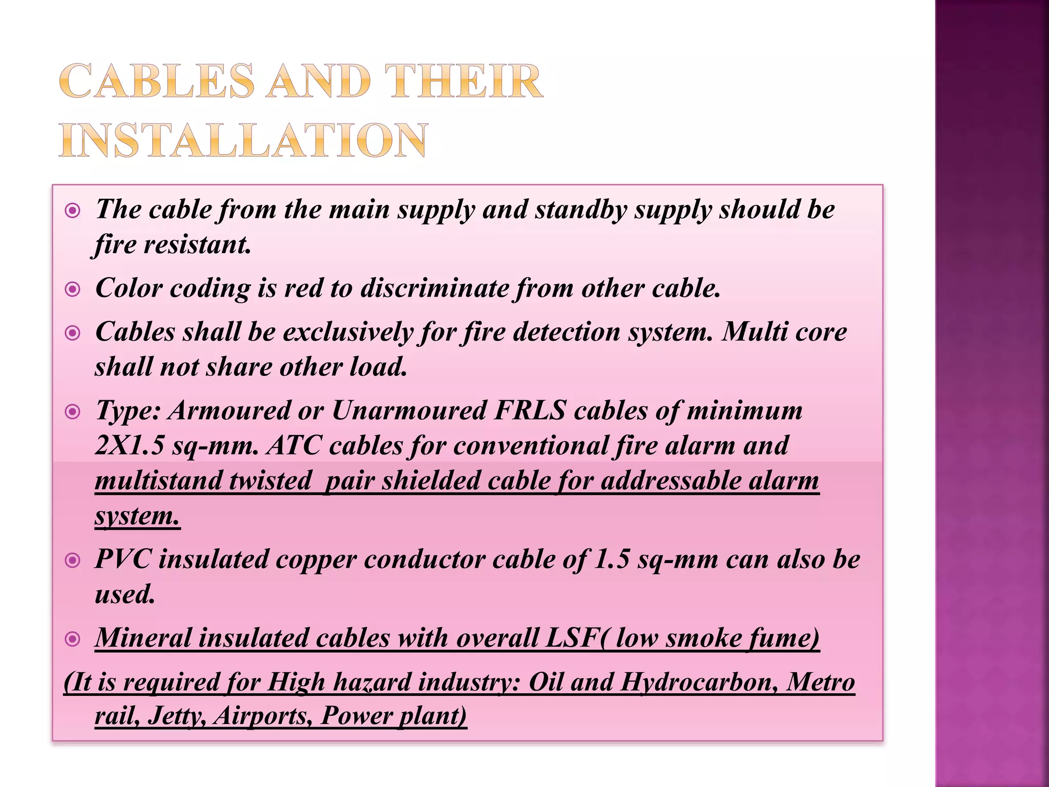 Fundamentals of Fire Alarm System | PPTX
