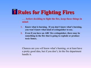 Fundamentals Of Fire Extinguishers | PPT
