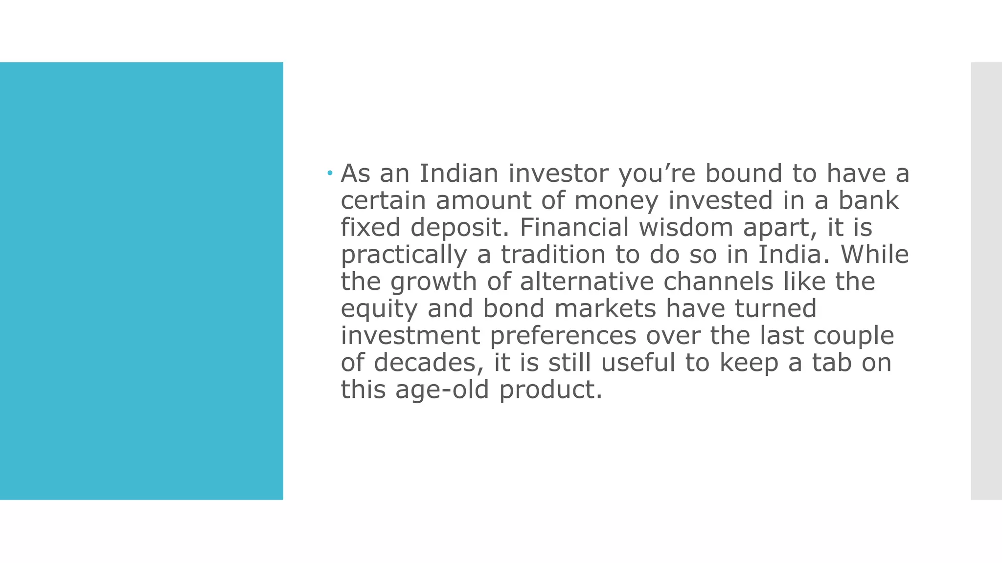 Know about Fundamentals of Fixed Deposits | PPTX | Business Accounting ...