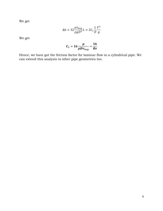 DERIVATION OF THE MODIFIED BERNOULLI EQUATION WITH VISCOUS EFFECTS ...