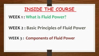 Fundamentals of fluid power | PPTX