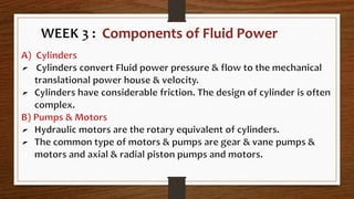 Fundamentals of fluid power | PPTX
