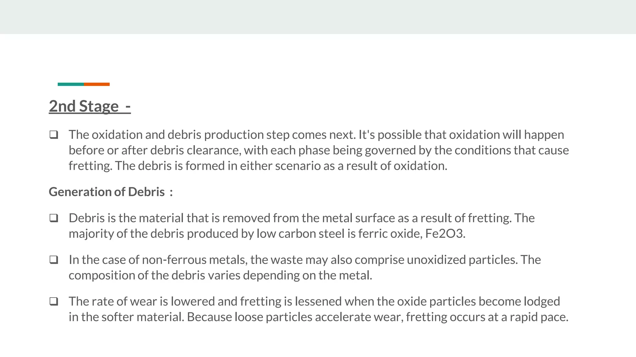 FUNDAMENTALS OF FRETTING WEAR.pptx | Geology | Science
