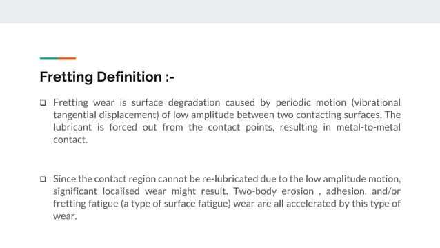 FUNDAMENTALS OF FRETTING WEAR.pptx
