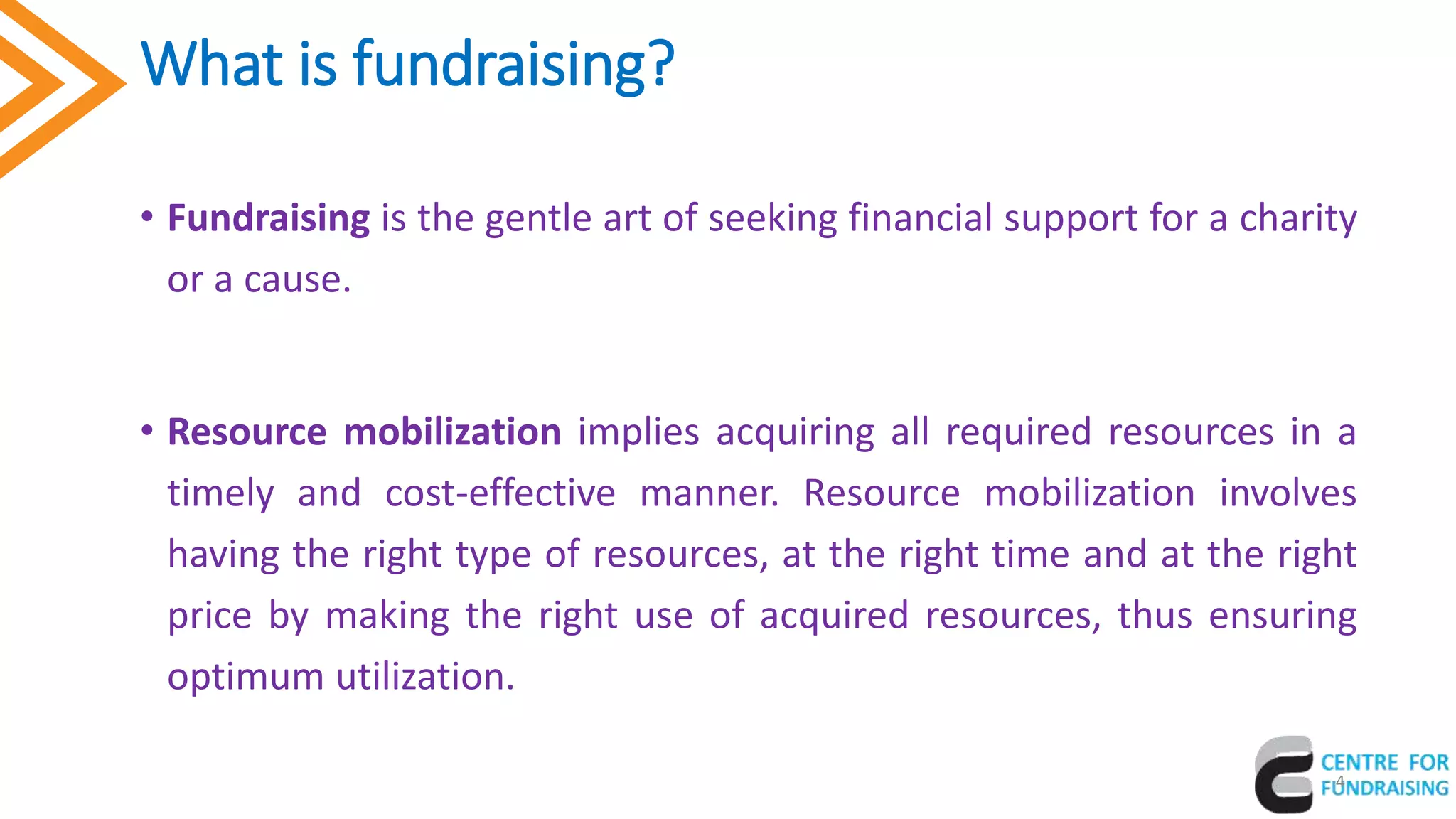 Fundamentals of fundraising & fundraising strategies | PPTX