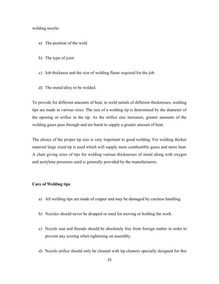 Fundamentals of gas welding and cutting | DOC