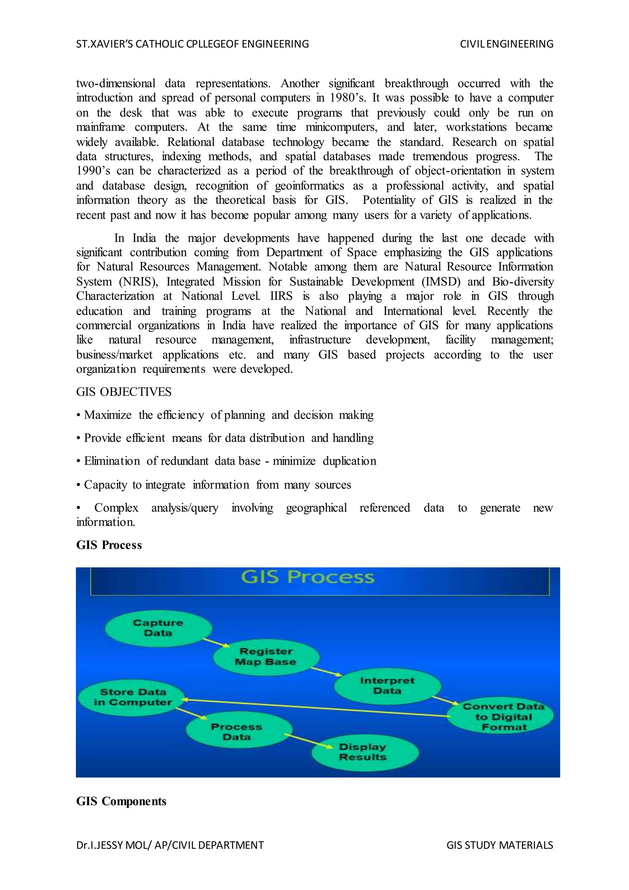 Fundamentals of gis | PDF