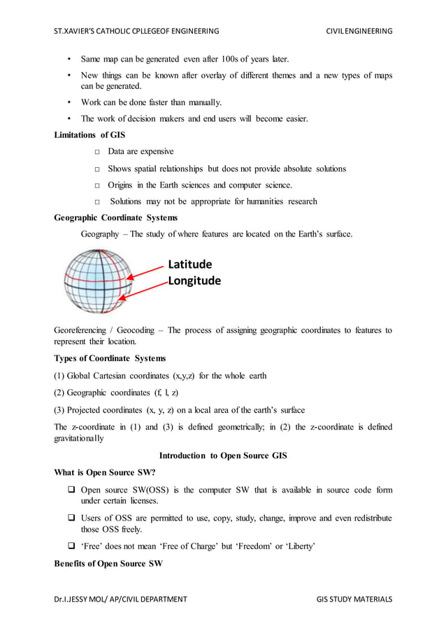 Fundamentals of gis | PDF