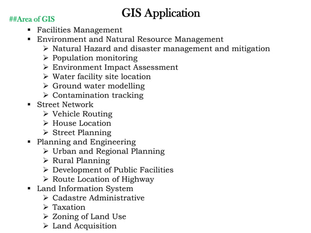 Fundamentals of GIS | PDF