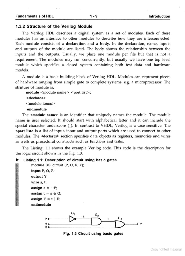 Fundamentals of HDL (first 4 chapters only) - Godse | PDF | Desktop ...