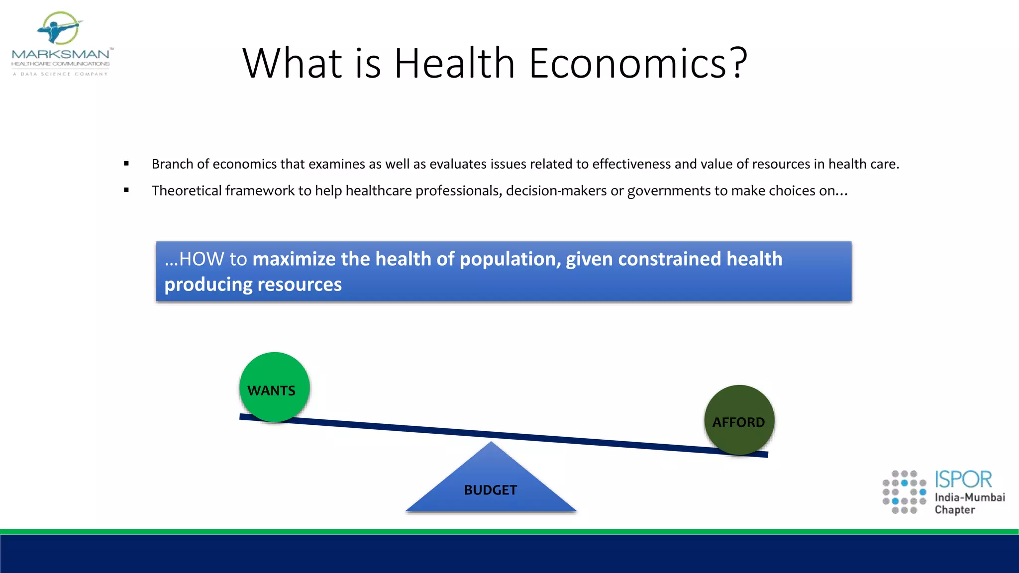 Fundamentals of Health Economics and Outcomes Research (HEOR) | PPTX