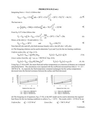 Fundamentals of Heat and Mass Transfer: Exercise Solutions, 6th Edition ...