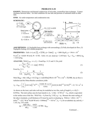 Fundamentals of Heat and Mass Transfer: Exercise Solutions, 6th Edition ...