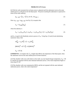 Fundamentals of Heat and Mass Transfer: Exercise Solutions, 6th Edition ...