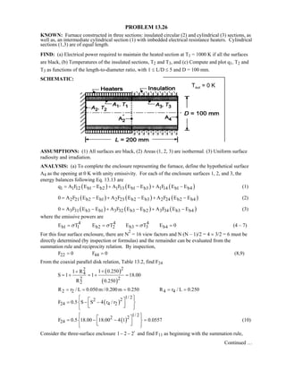 Fundamentals of Heat and Mass Transfer: Exercise Solutions, 6th Edition ...