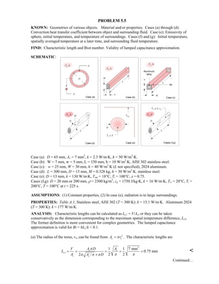 Fundamentals of Heat and Mass Transfer: Exercise Solutions, 6th Edition ...