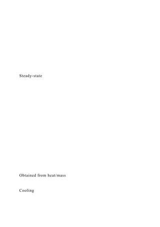 Fundamentals of Heat and Mass Transfer, Theodore L. Bergman,.docx